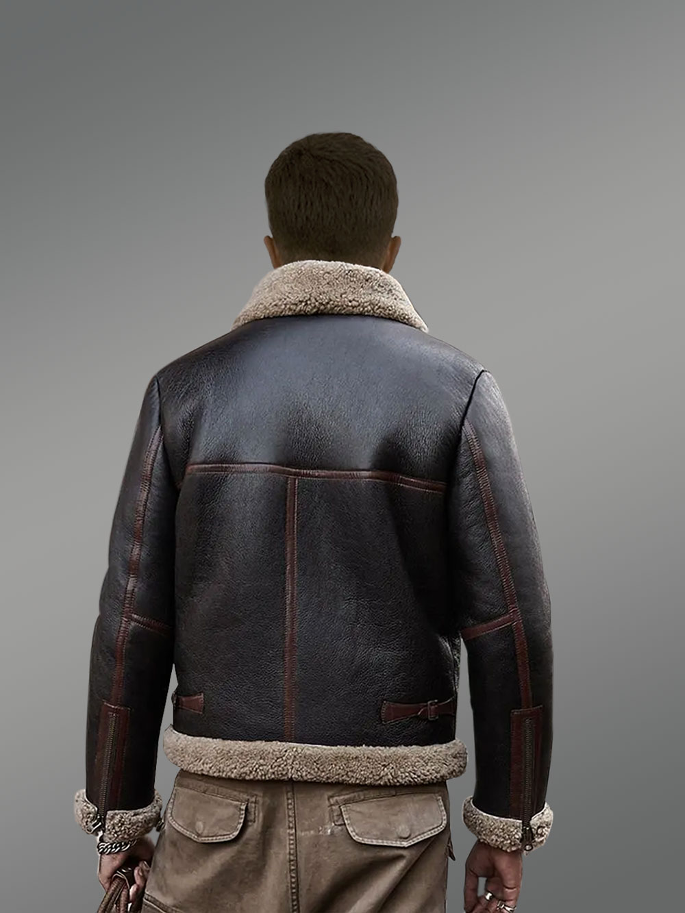 Double-Sided Shearling Jacket with Flawless Finish