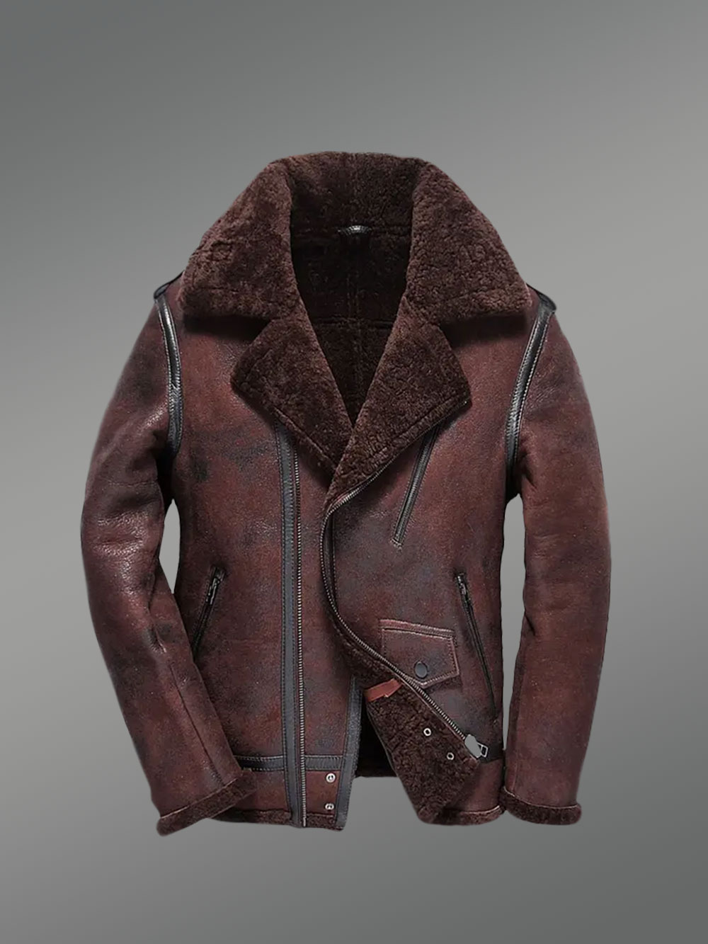 Men’s Authentic Shearling Jacket Flawlessly Designed
