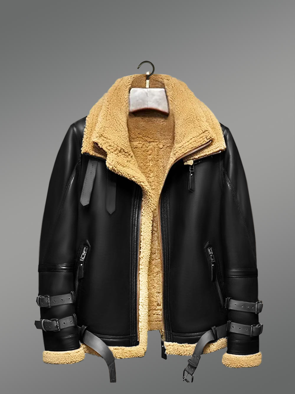 Original Shearling Jacket in Black