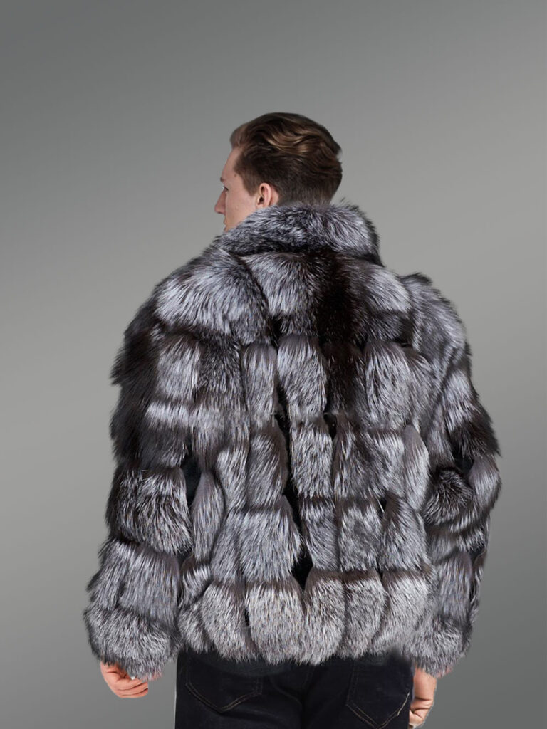Mens Silver Fox Fur Coat – Classy And Comfortable