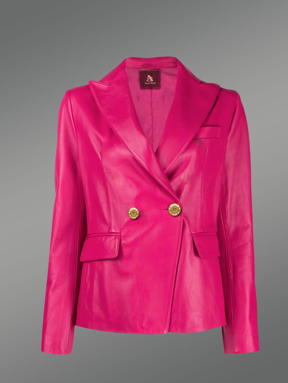 Authentic leather jackets in pink for gorgeous women