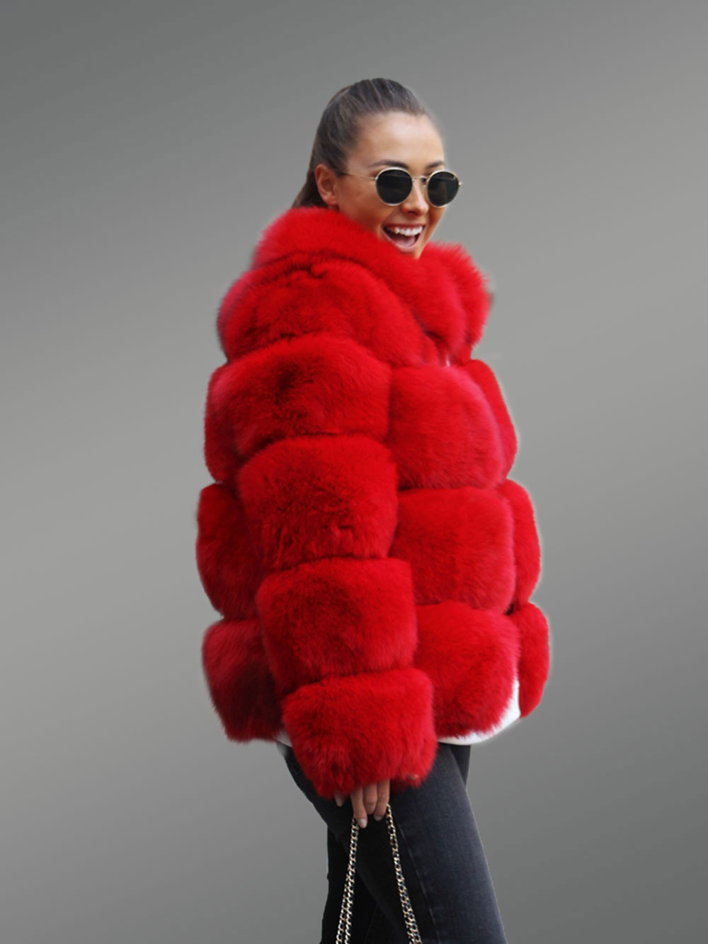 Classy Fox Fur Coat For Women – Deluxe And Comfortable