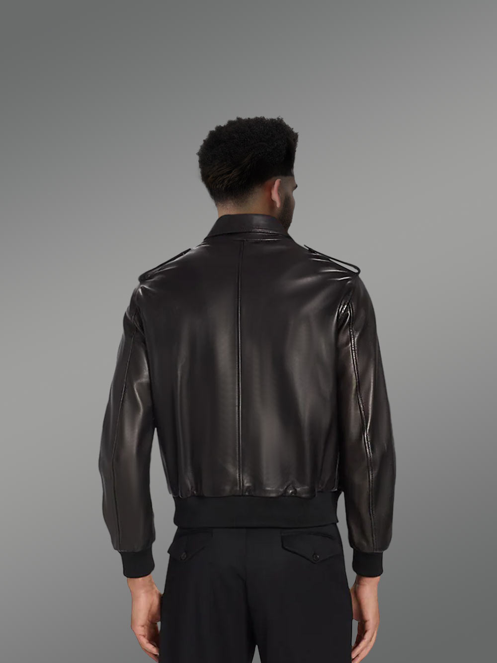 Original Pilot Leather Bomber Jacket